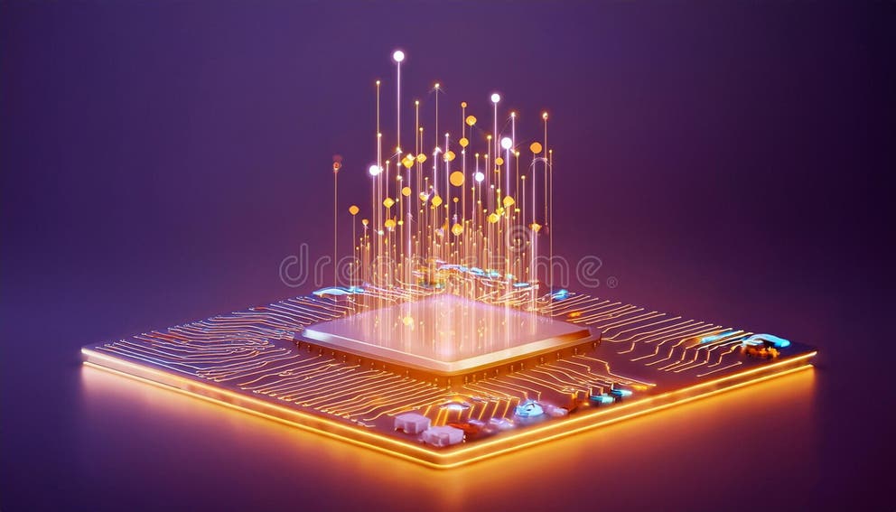 Consumer Future and Technology Concepts: Quantum Computing Concept ...