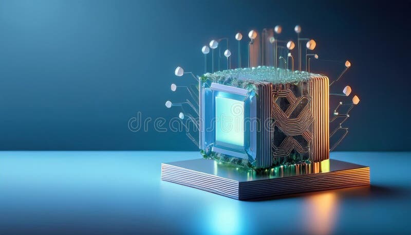 Consumer Future and Technology Concepts: Quantum Computing Concept ...