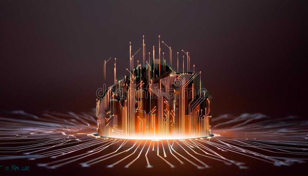 Consumer Future and Technology Concepts: Quantum Computing Concept ...