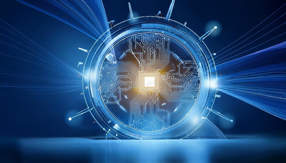 Consumer Future and Technology Concepts: Quantum Computing Concept ...