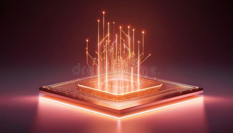 Consumer Future and Technology Concepts: Quantum Computing Concept ...