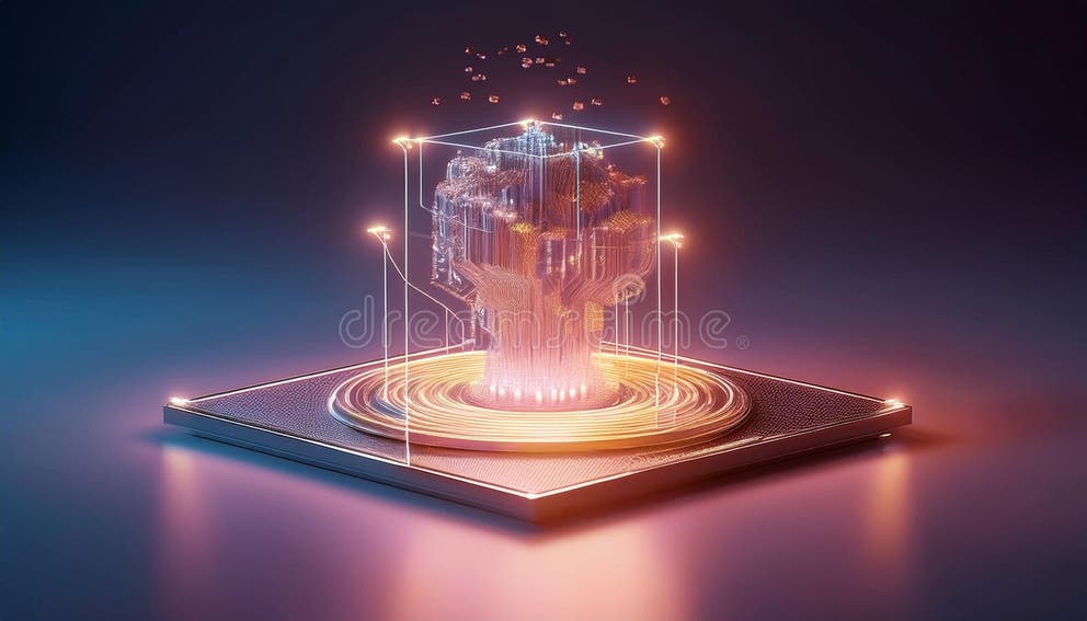 Consumer Future and Technology Concepts: Quantum Computing Concept ...