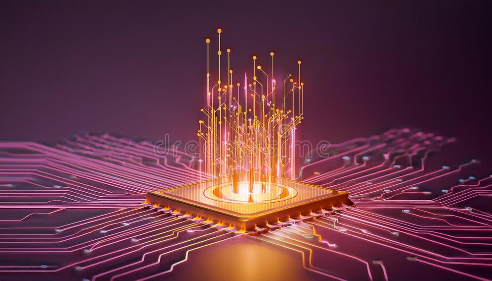 Consumer Future and Technology Concepts: Quantum Computing Concept ...