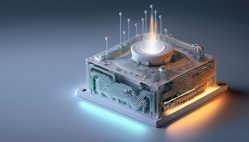 Consumer Future and Technology Concepts: Quantum Computing Concept ...