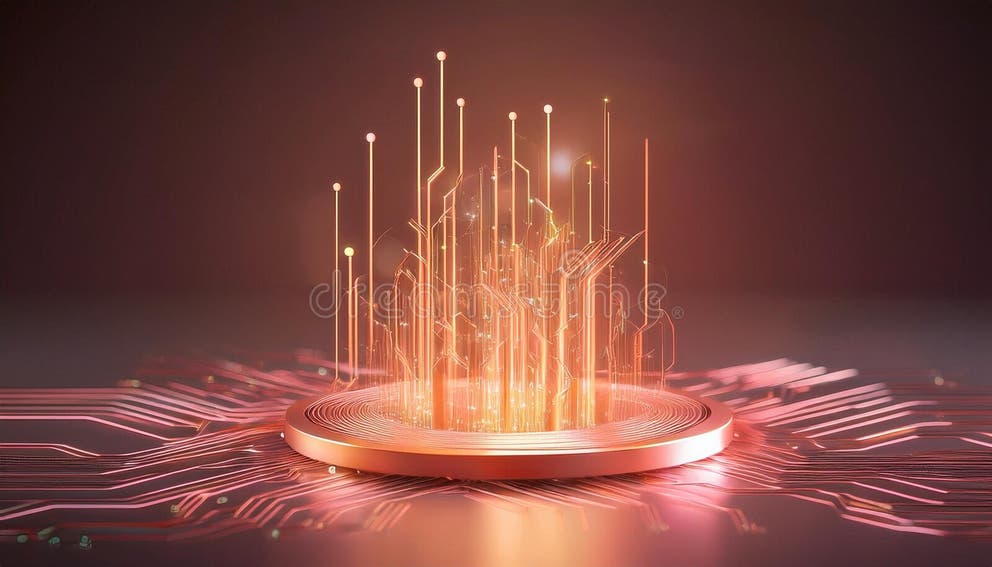 Consumer Future and Technology Concepts: Quantum Computing Concept ...