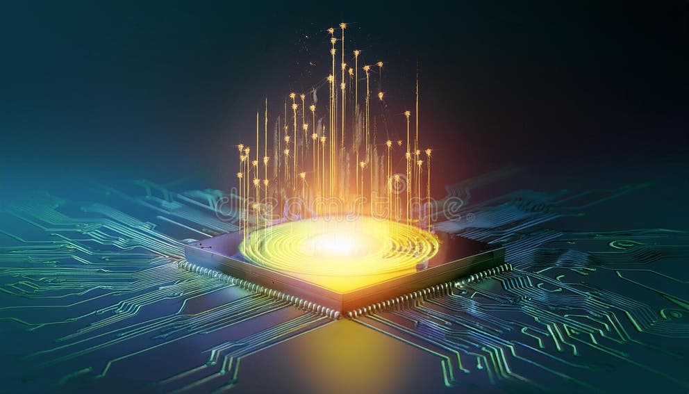 Consumer Future and Technology Concepts: Quantum Computing Concept ...