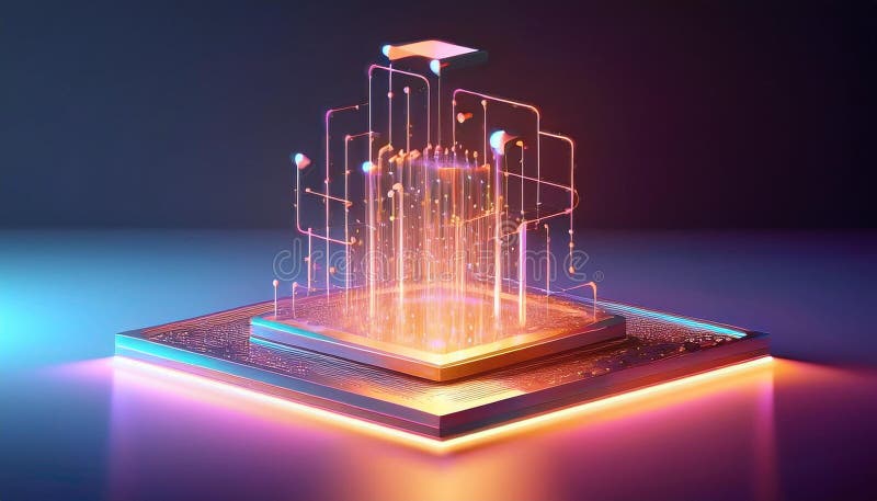 Consumer Future and Technology Concepts: Quantum Computing Concept ...