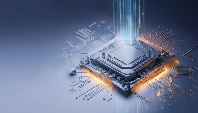 Consumer Future and Technology Concepts: Quantum Computing Concept ...