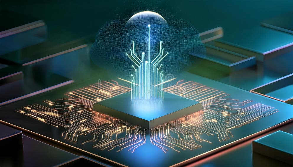 Consumer Future and Technology Concepts: Quantum Computing Concept ...