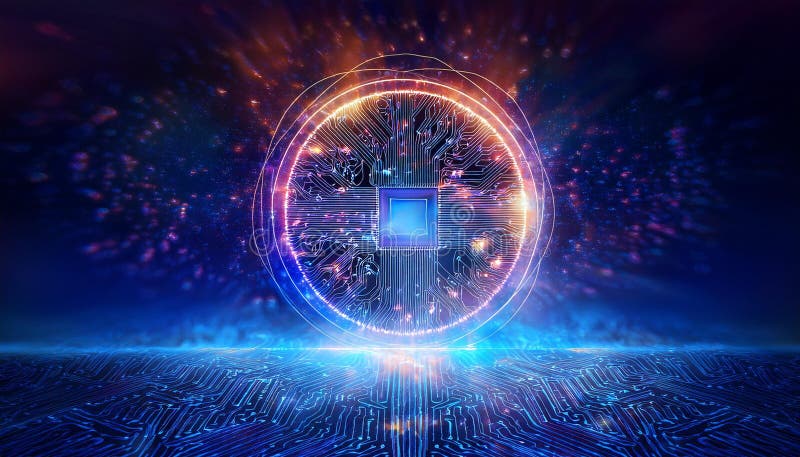 Consumer Future and Technology Concepts: Quantum Computing Concept ...