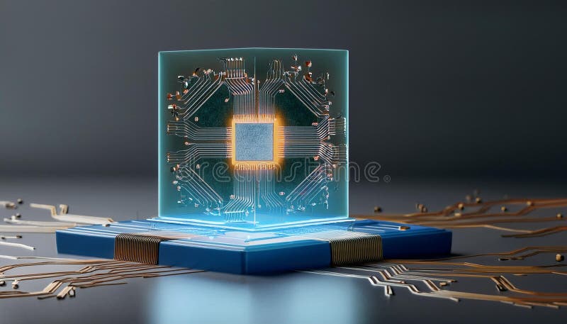 Consumer Future and Technology Concepts: Quantum Computing Concept ...