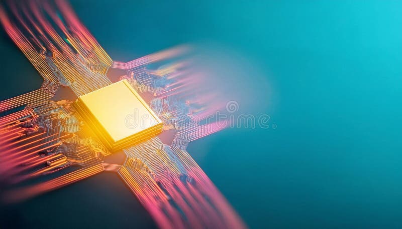 Consumer Future and Technology Concepts: Quantum Computing Concept ...