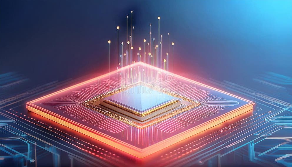 Consumer Future and Technology Concepts: Quantum Computing Concept ...