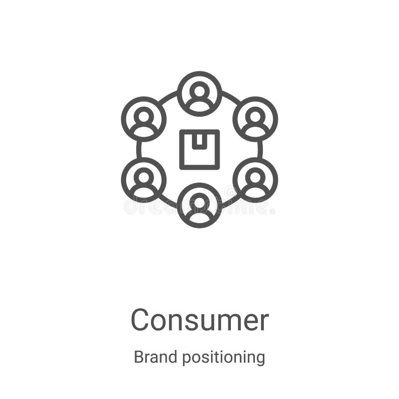 Consumer Icon. Monochrome Simple Neuromarketing Icon for Templates, Web ...