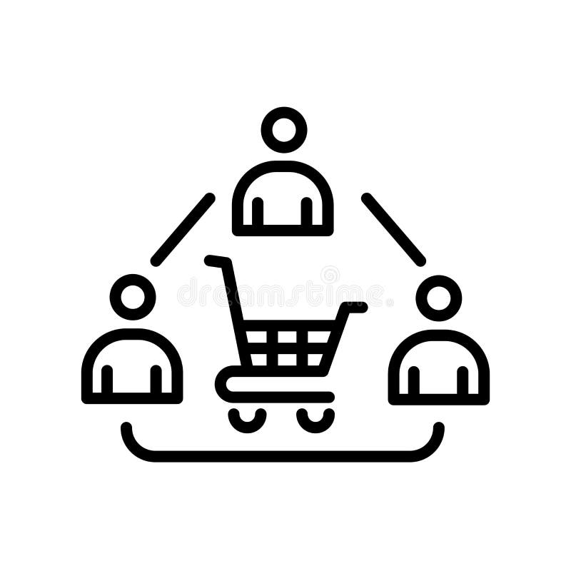 Consumer Icon on White Background. Simple Element Illustration from ...