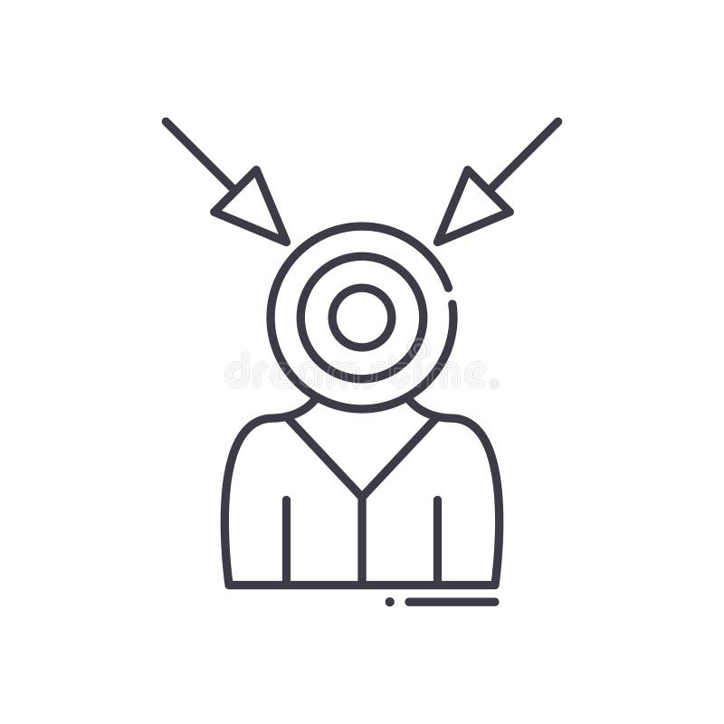 Outline Insight Vector Icon. Isolated Black Simple Line Element ... Outline Insight Vector Icon. Isolated Black Simple Line Element ...