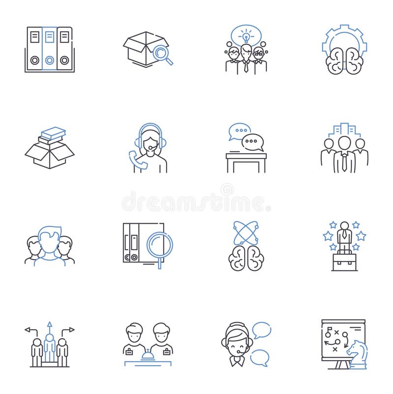 Consumer Insight Line Icons Collection. Perception, Behavior ...
