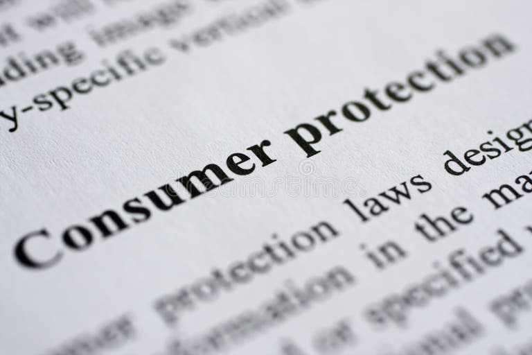 Consumer protection stock image. Image of single, text - 20101725