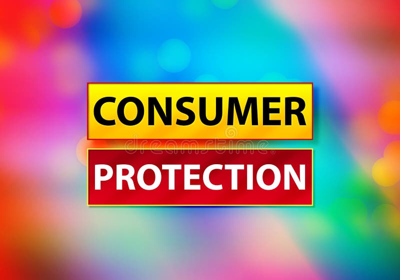 Consumerism Abstract Colorful Background Bokeh Design Illustration