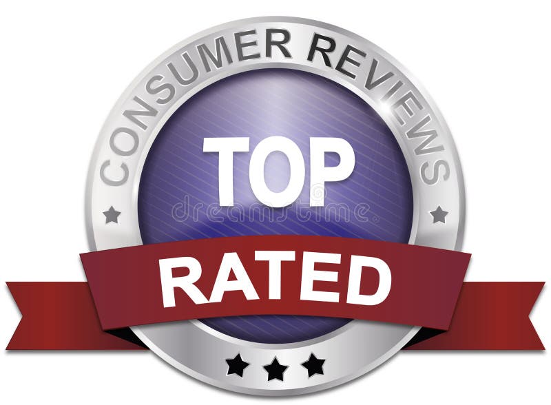 Consumer Reviews Ribbon Silver Grey Stock Illustration - Illustration ...