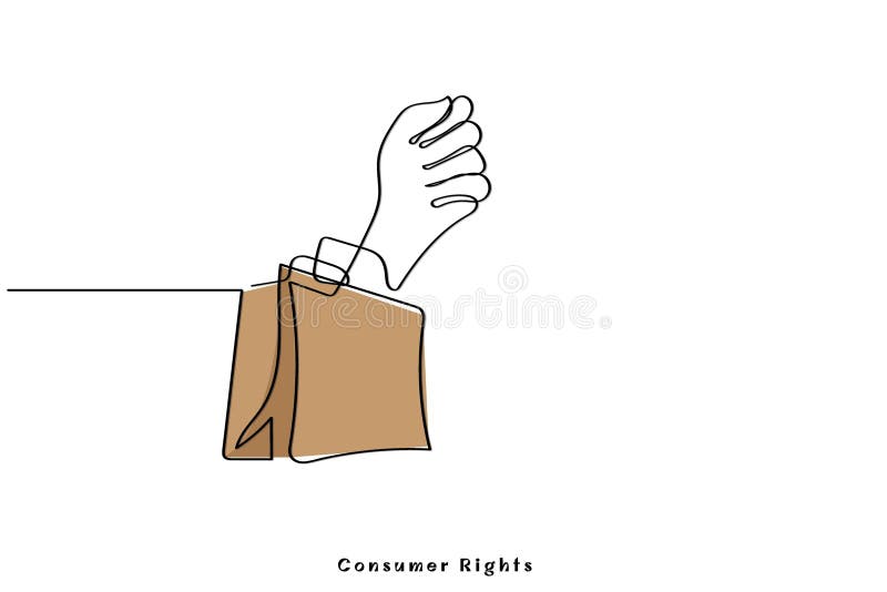 CONSUMER RIGHTS AWARENESS stock vector. Illustration of pious - 291269877