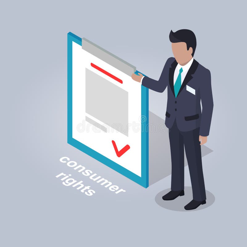 Consumer Rights Protection Wheel Infographic Stock Illustration ...