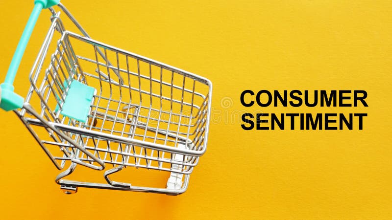 Consumer Sentiment is Shown As Business Concept Stock Photo - Image of ...