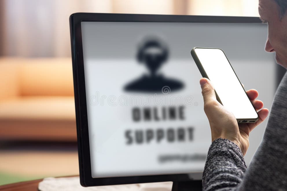 Consumer support concept stock photo. Image of mobile - 362333730
