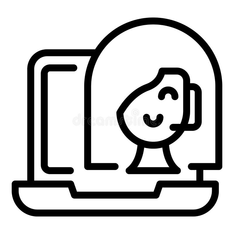 After Sales Support Icon, Outline Style Stock Vector - Illustration of ...