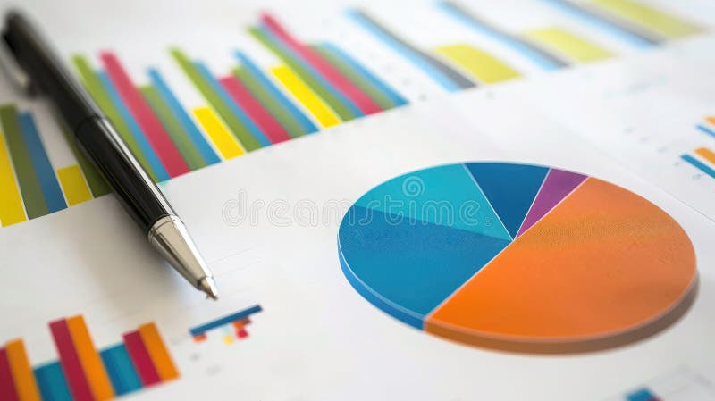 Consumer Survey Quality Document with Pie Charts and Bar Graphs on a ...