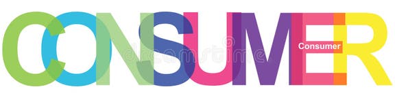 Consumer word stock illustration. Illustration of shopper - 134089789