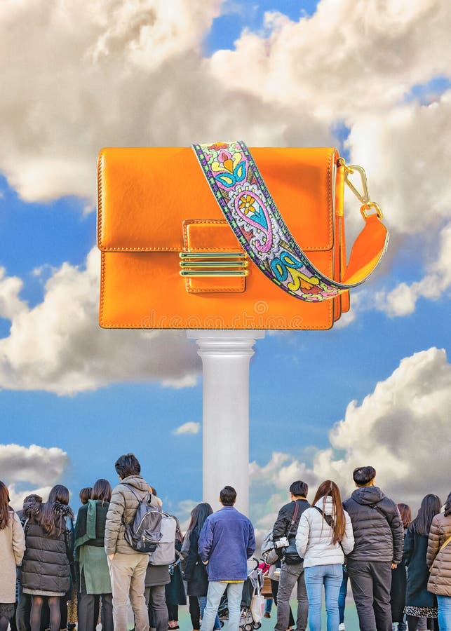 Consumerism Concept Contemporary Collage Art Stock Illustration ...