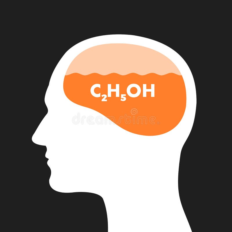 Alcohol Brain Chemistry Stock Illustrations – 95 Alcohol Brain ...