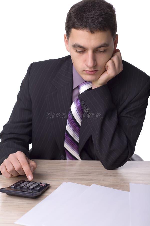 Contabile immagine stock. Immagine di calcoli, scrittorio - 1800795