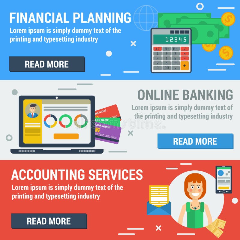 Ejemplo Del Plano De Servicios De La Contabilidad Stock de ilustración ...