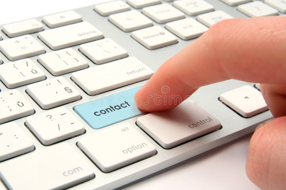 Contact stock photo. Image of contact, computer, keyboard - 17687318