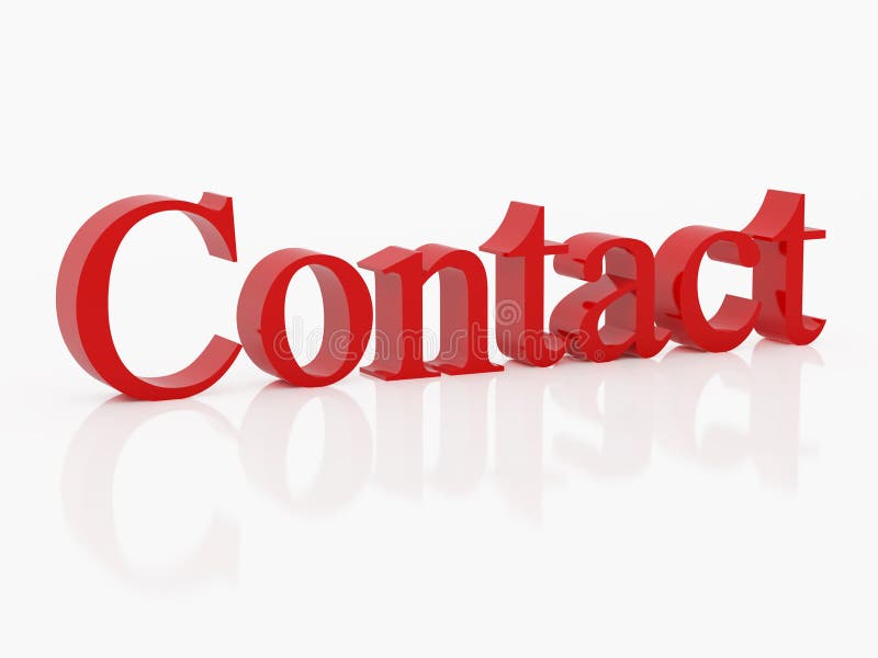 Contact Us Red Square Web Button Stock Vector - Illustration of ...