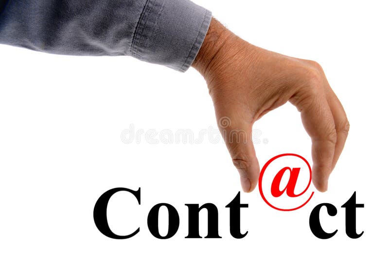 Contact concept by email stock image. Image of sign - 148704881