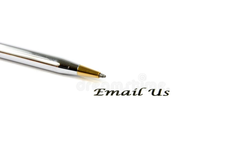 Contact Email Us Sign stock photo. Image of notification - 18861102