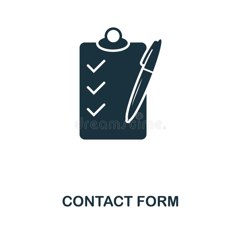 Contact Form Icon Stock Illustrations – 5,233 Contact Form Icon Stock ...
