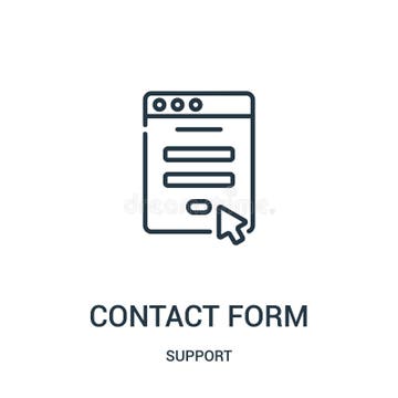 Contact Form Icon Stock Illustrations – 7,245 Contact Form Icon Stock ...