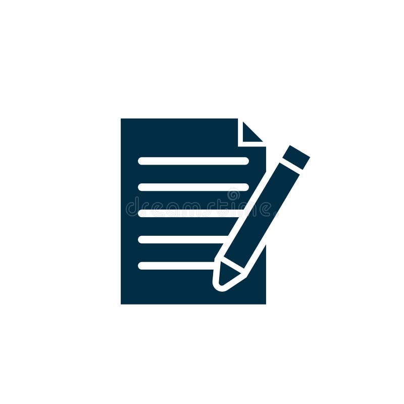 Contact Form Icon Vector, Write, Edit Filled Flat Sign, Solid Pictogram ...