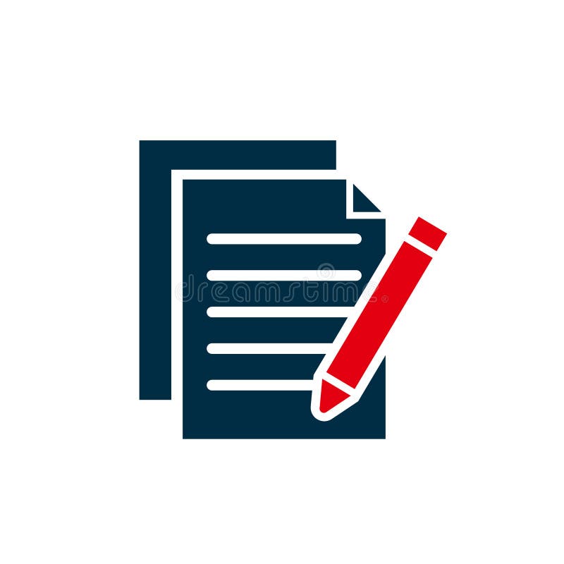 Contact Form Icon Vector, Write, Edit Filled Flat Sign, Solid Pictogram ...