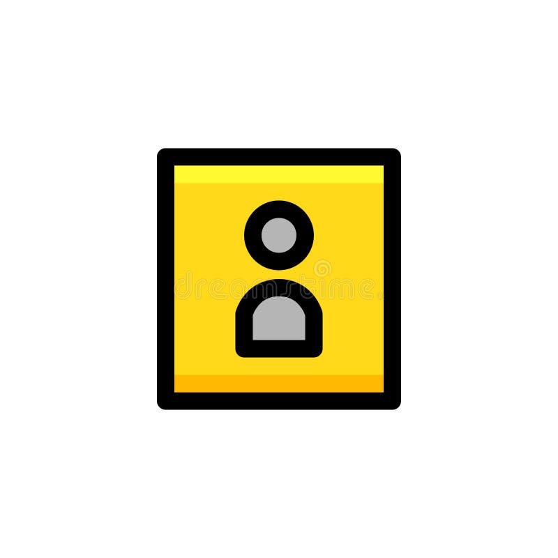 Contact Icon stock vector. Illustration of vector, friends - 266548348