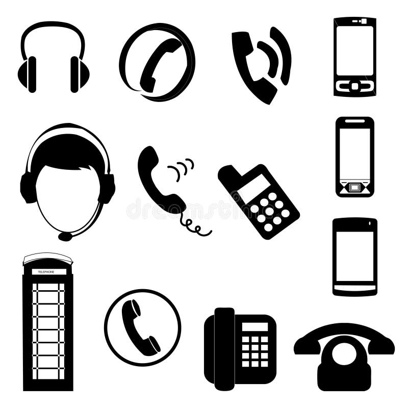 Icon set call center. stock vector. Illustration of icon - 44325161