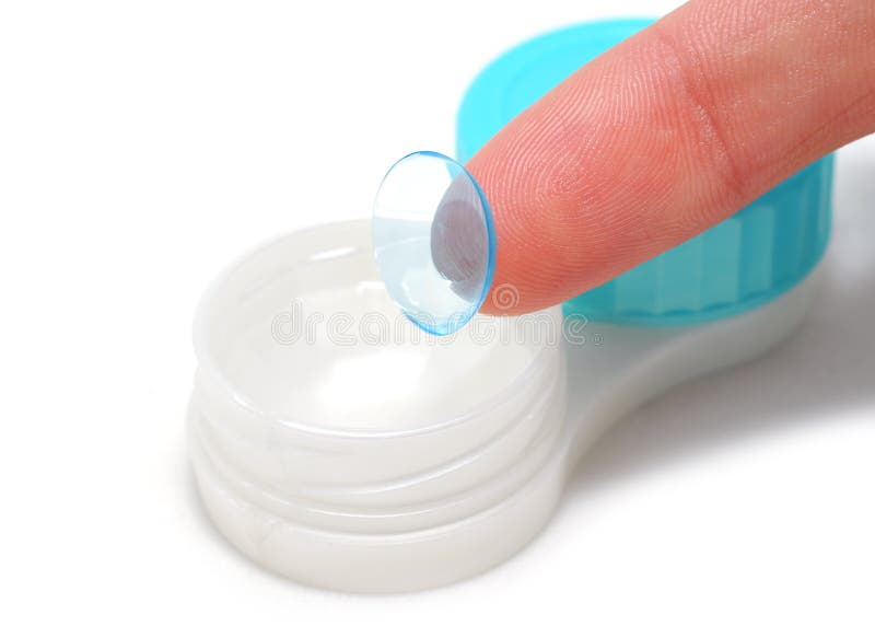 Contact lens stock image. Image of myopia, contact, ophtalmologist ...