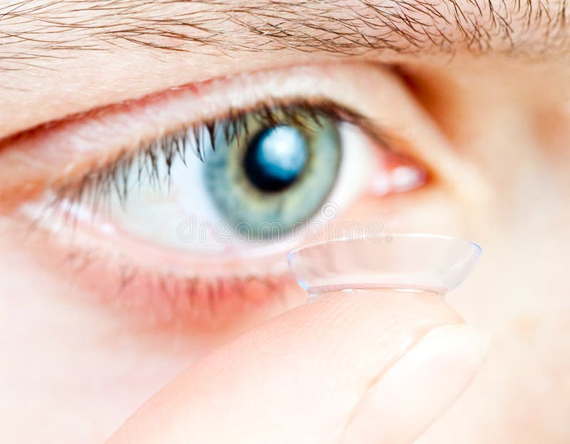 Contact lens stock photo. Image of optical, eyewear, lens - 11996206