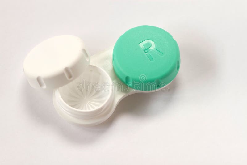 Contact lens container stock photo. Image of contact - 25565188