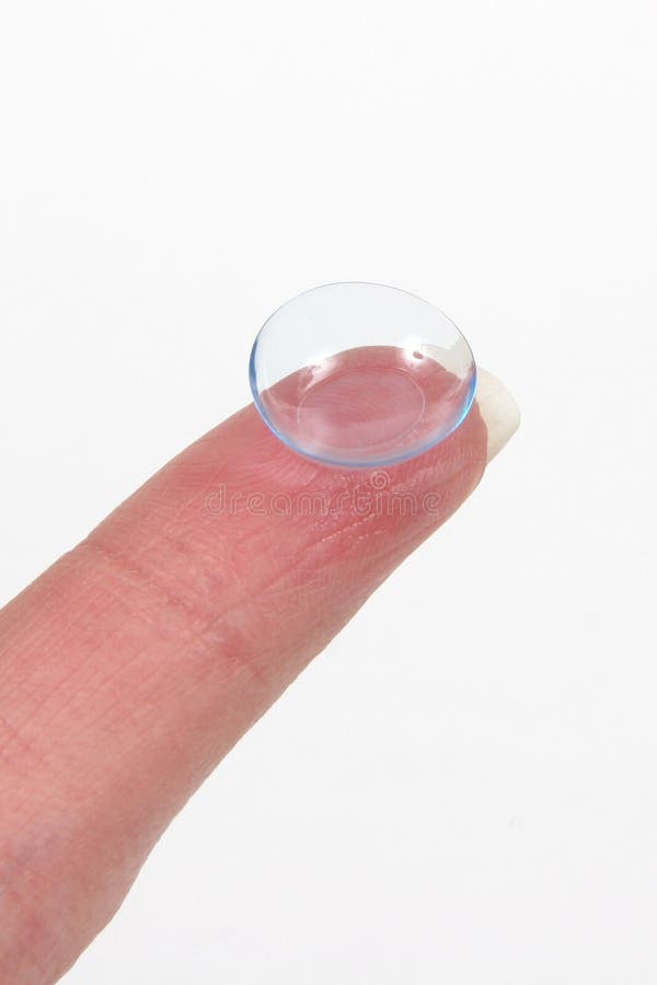 Contact Len on Finger - Macro Stock Image - Image of finger, focal: 2512393