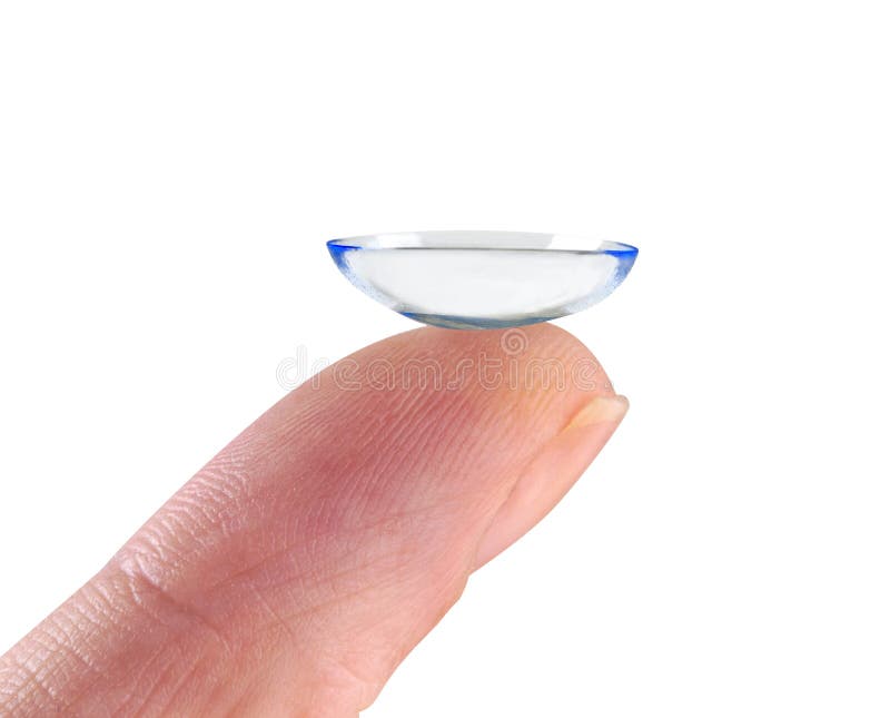 Contact lenses stock image. Image of lens, isolated, macro - 1364527